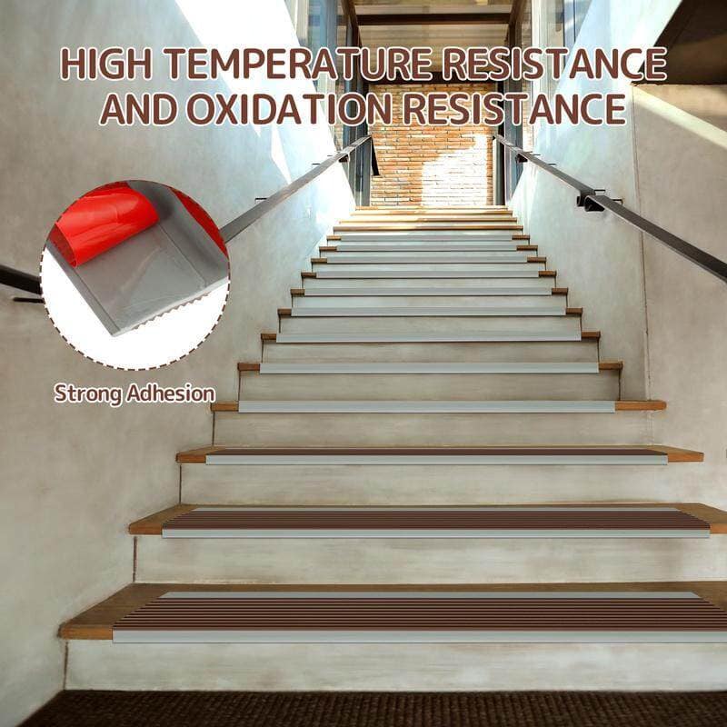 Non-Slip Stair Edge Protector, PVC Rubber Stair Treads, Self-Adhesive ...