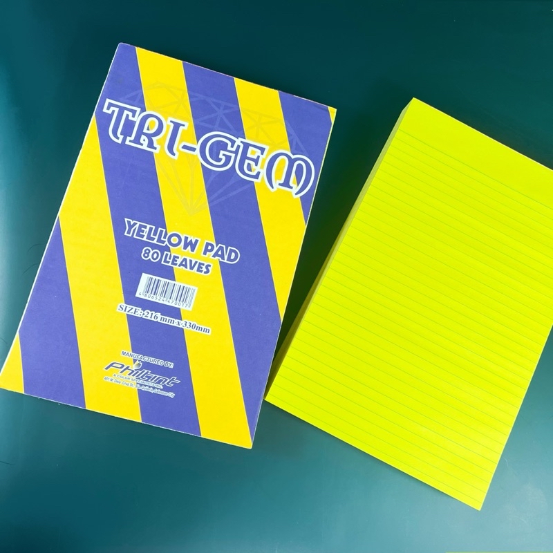 Yellow Pad Paper 10pcs in One Pack | Shopee Philippines
