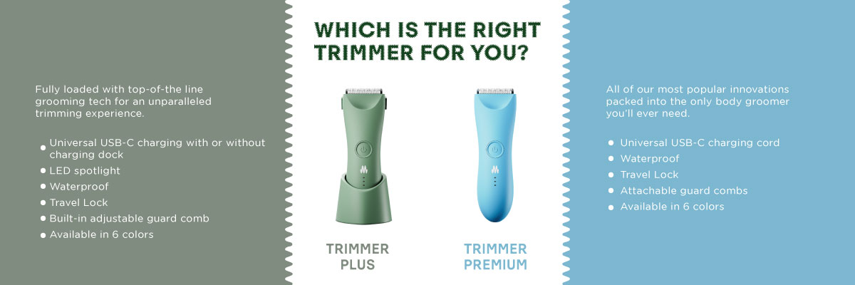 Meridian The Trimmer Premium Waterproof Electric Razor Body & Hair ...