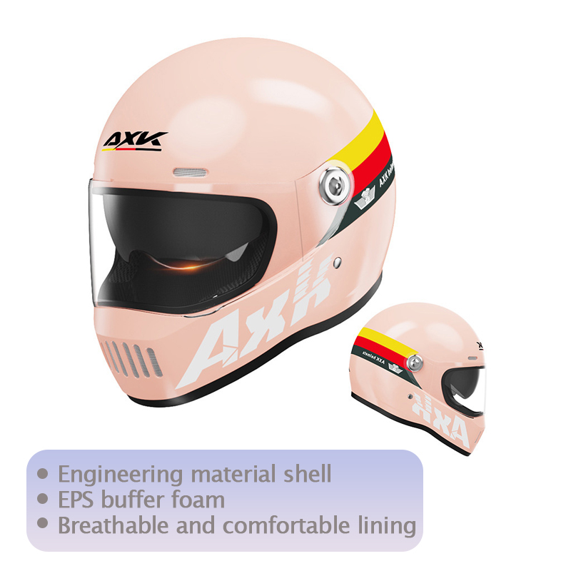 AXK 901 Double Miorr Motorcycle Full Face Helmet With ICC Sticker ...