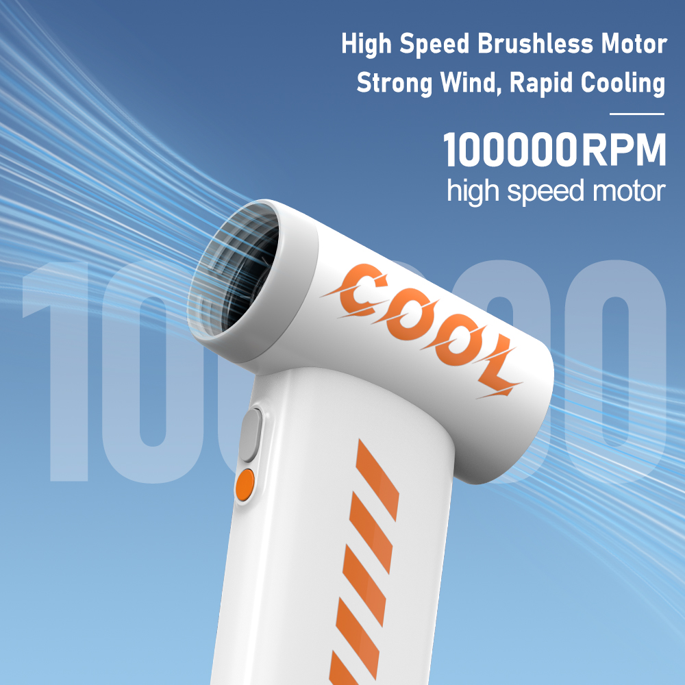 Orashare HF07 3 in 1 Portable Turbo Jet Fan 9000mAh Battery ...