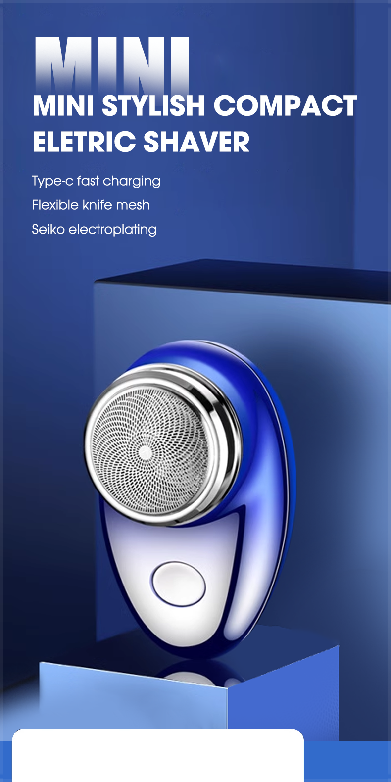 New Style Electric Mini Shaver razor for men Rechargeable Waterproof ...