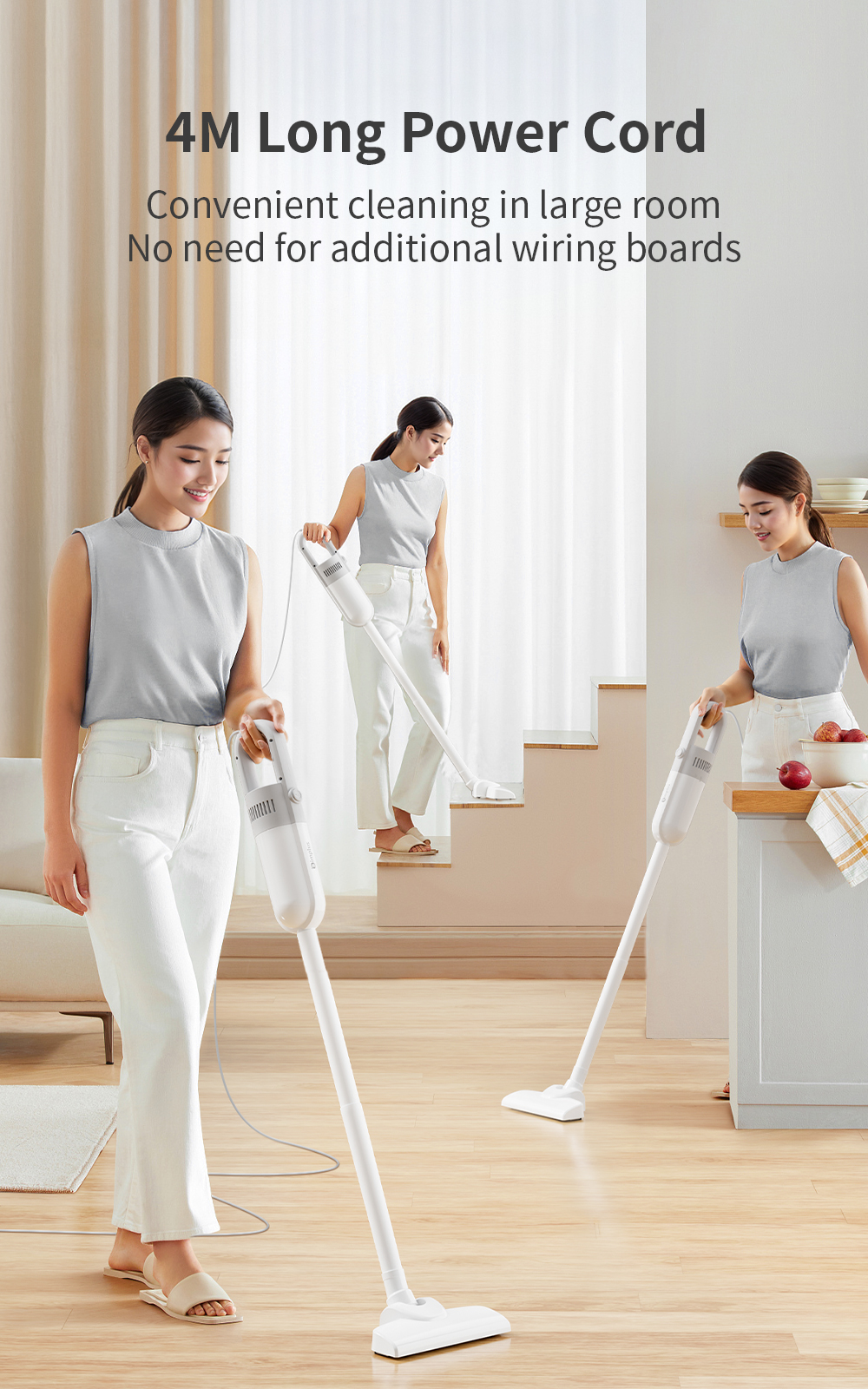 SimplusPink Vacuum Cleaner 3 in 1 Handheld 1KG Ultra Light 15000pa ...