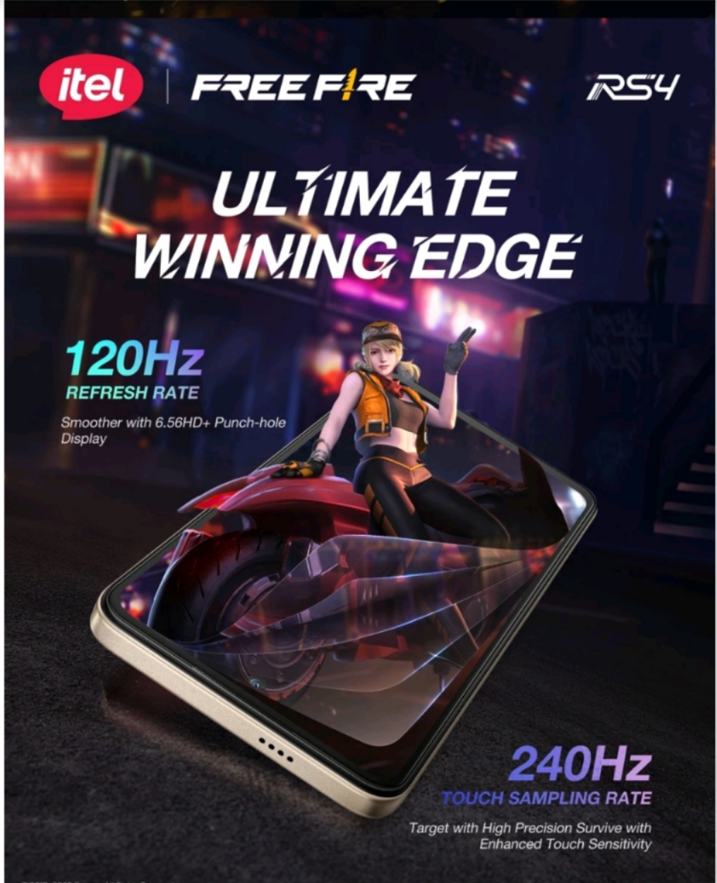 ITEL RS4 SMART PHONE | 16(8+8) GB RAM / 128 G'B ROM | Helio G99 | 45W ...