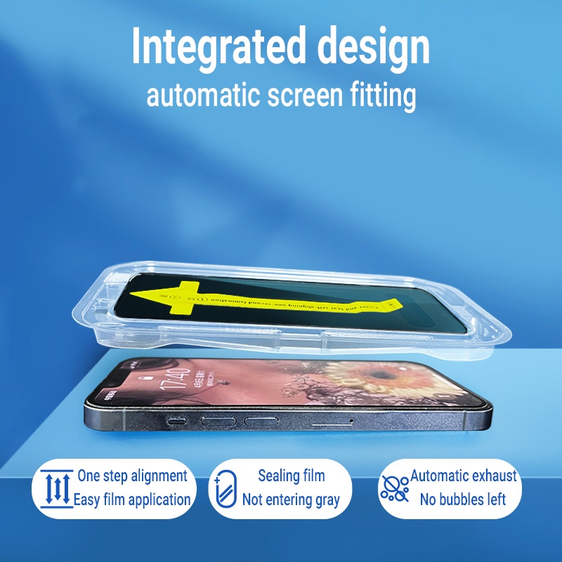 Easy install HD/Privacy Tempered glass screen protector IPHONE 11 12 13 ...