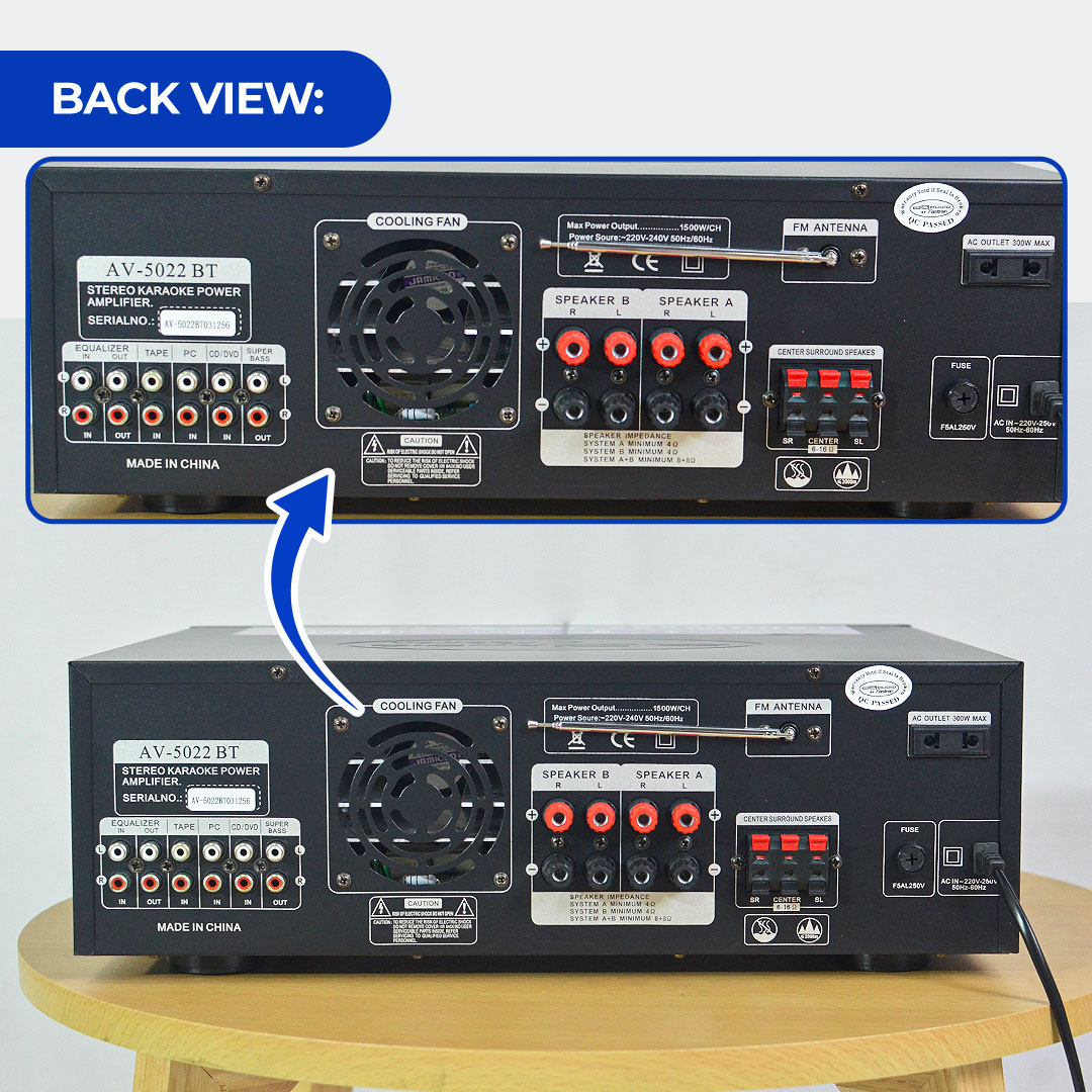 DB Audio by Astron AV5022BT Professional Stereo Amplifier - Best with ...