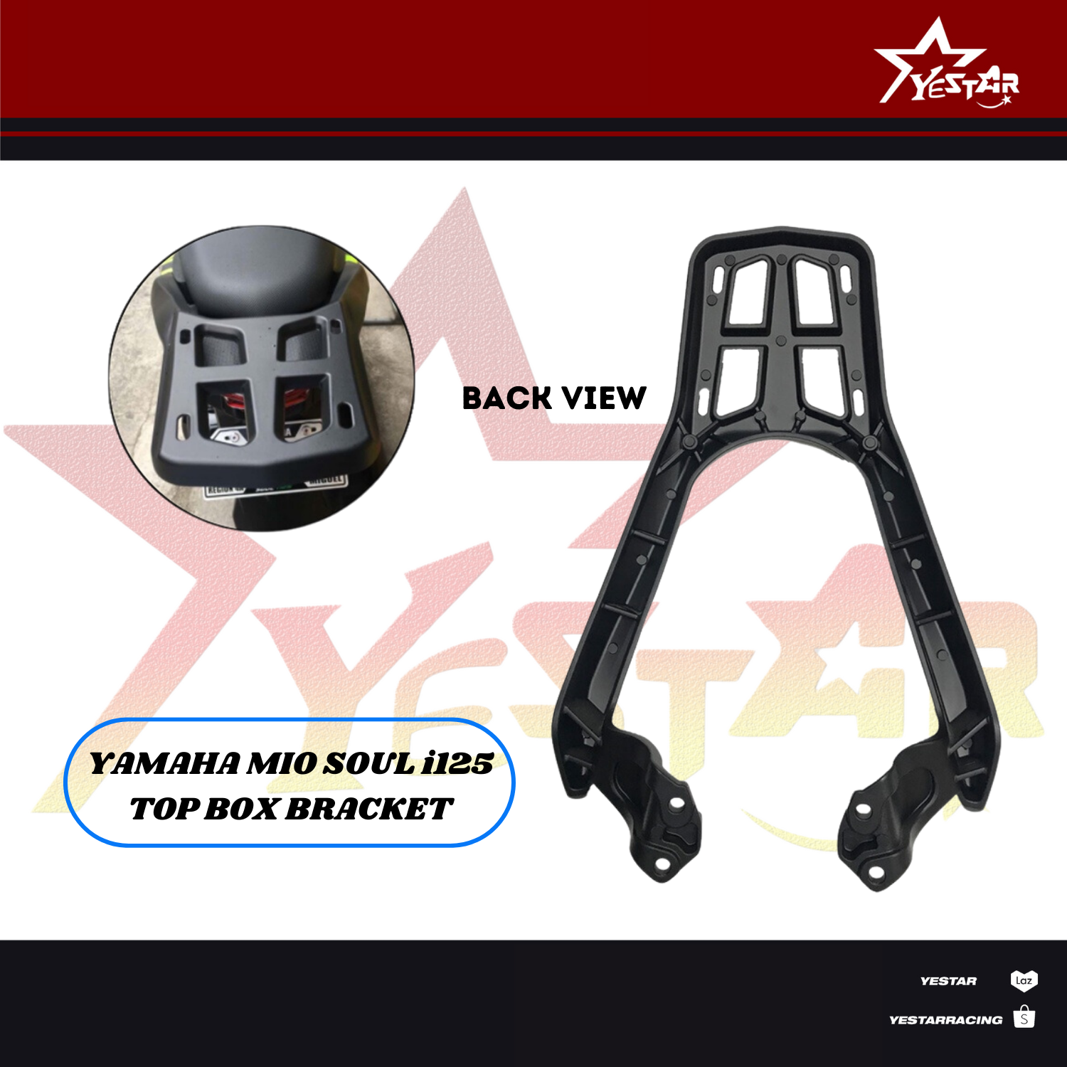 Falcon Bracket Top Box Bracket Grab Bar Bracket Moto Box Bracket FOR ...