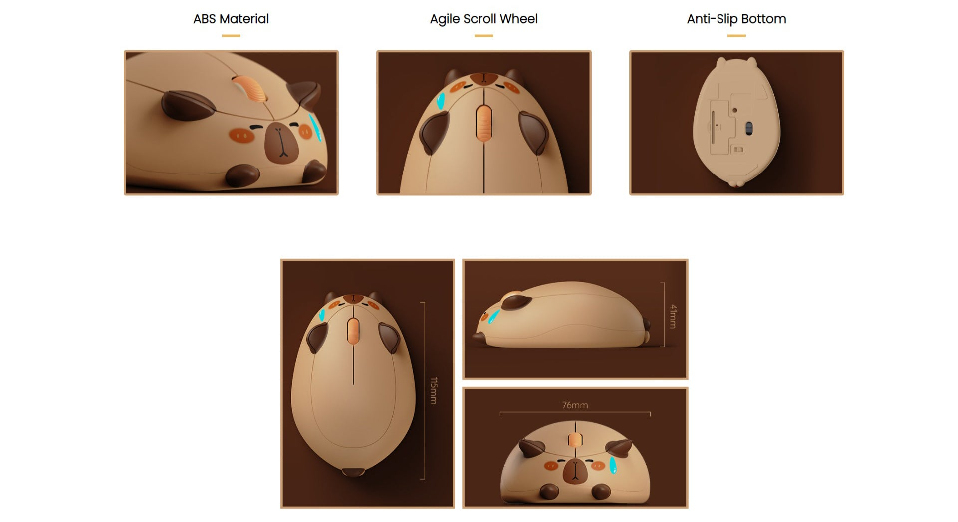 Akko Capybara Wireless Mouse | Shopee Philippines