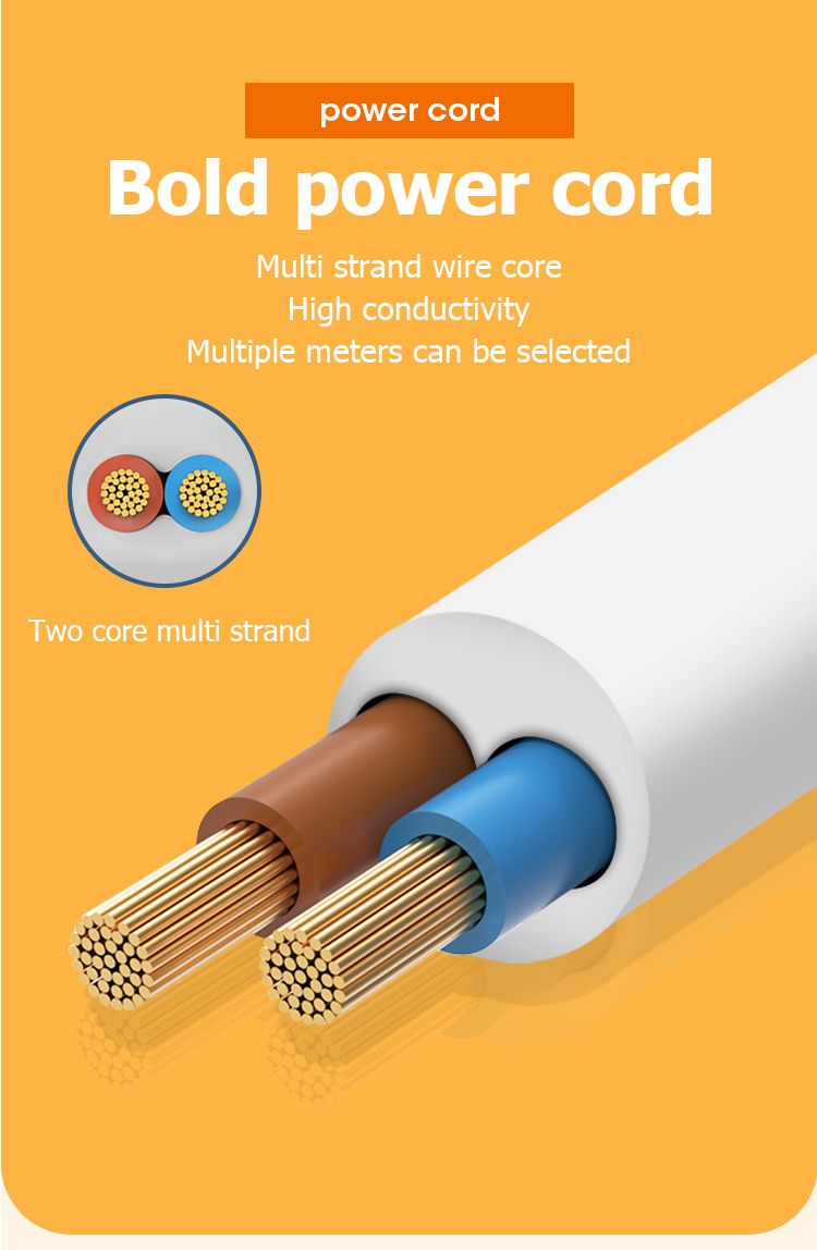 Zeus Extension Cord Long Plug Socket Extension with 4 USB Charging ...