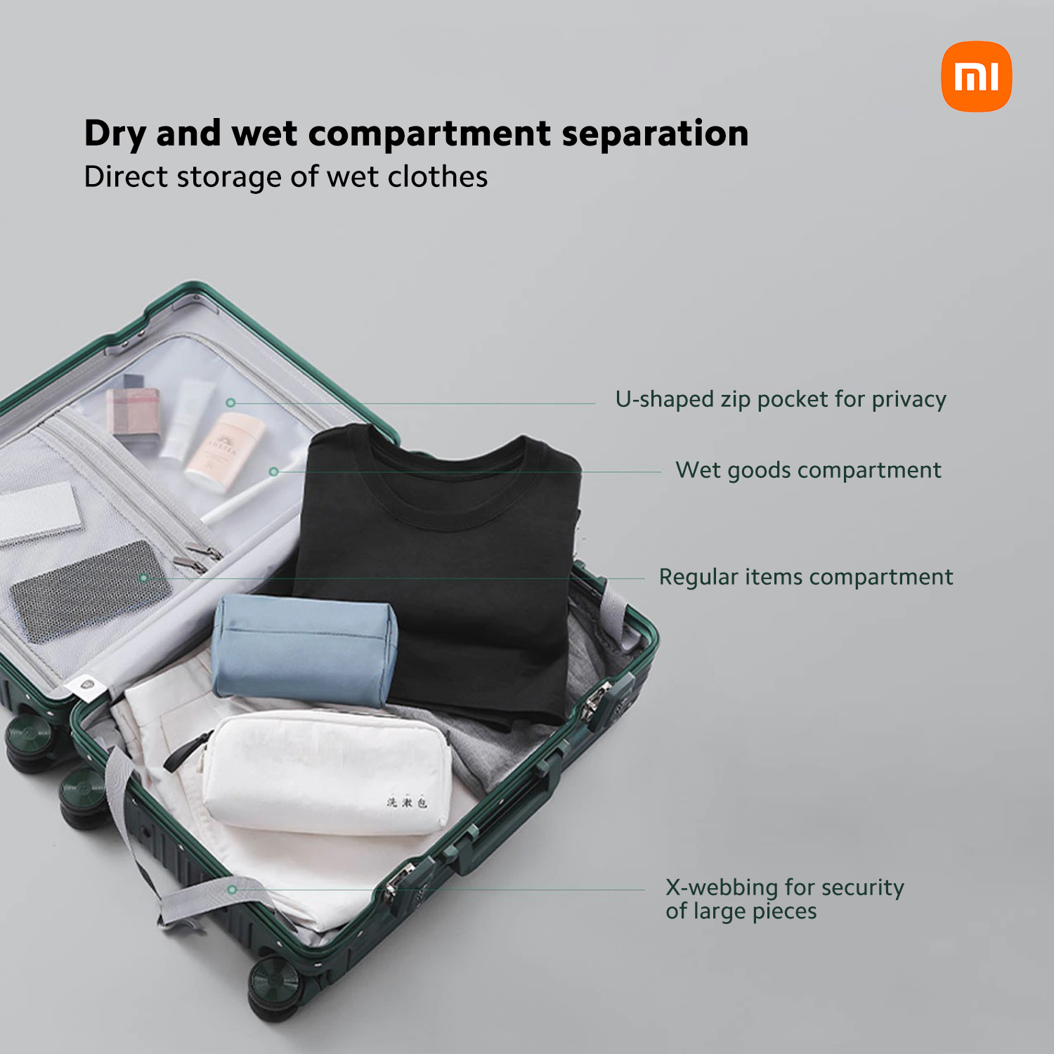 Xiaomi 90 Points All-round Guard Suitcase | Shopee Philippines