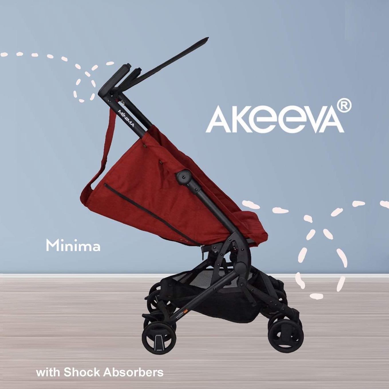 [ONLINE EXCLUSIVE] Akeeva Pocket Stroller (Minima) with extendable ...