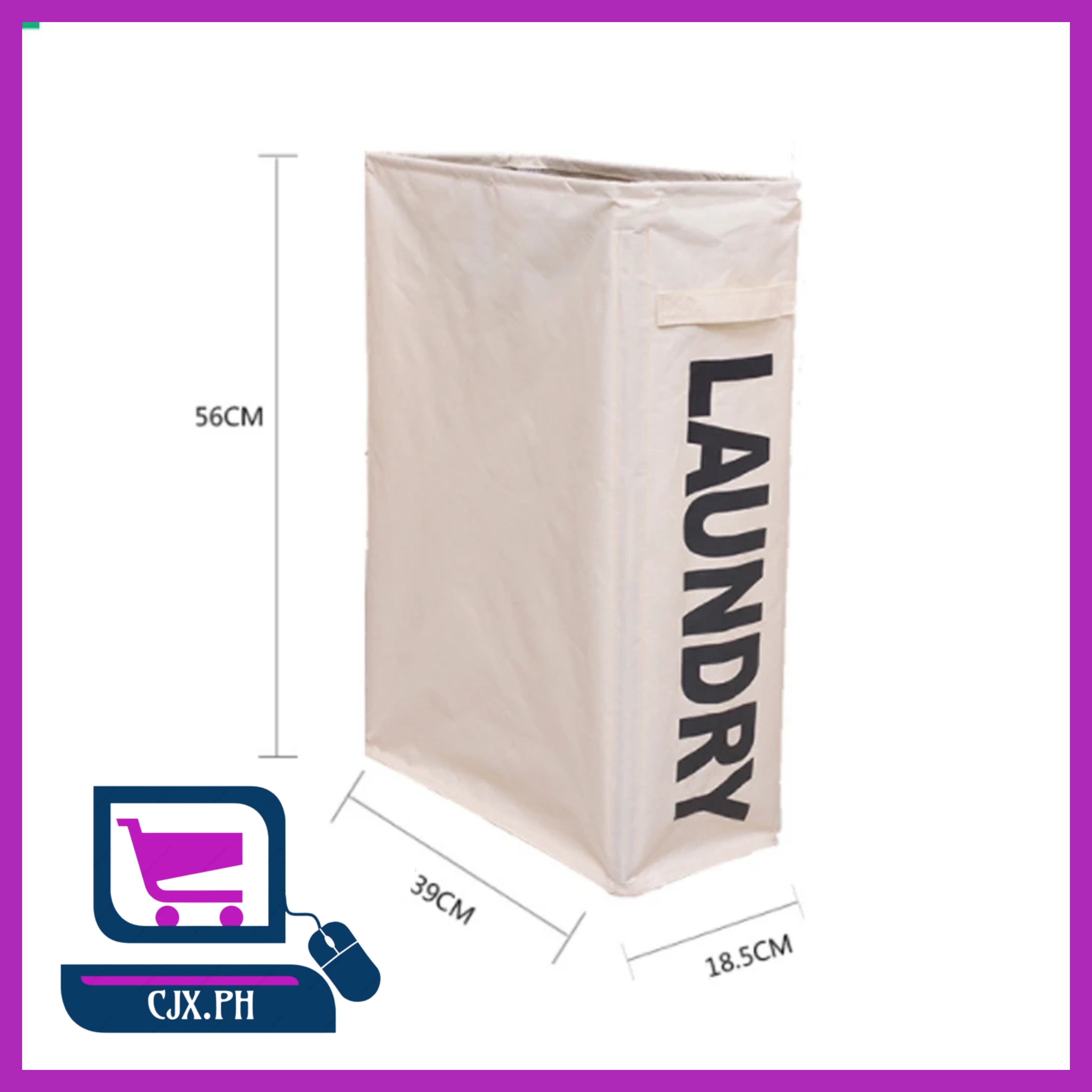 Rolling Slim Laundry Basket with Stand Foldable Waterproof Sorter and ...