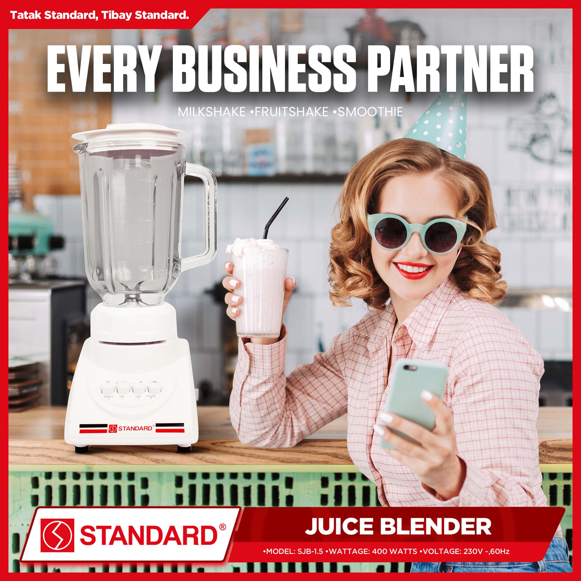 Standard Blender 1.5L ( SJB-1.5L) | Shopee Philippines