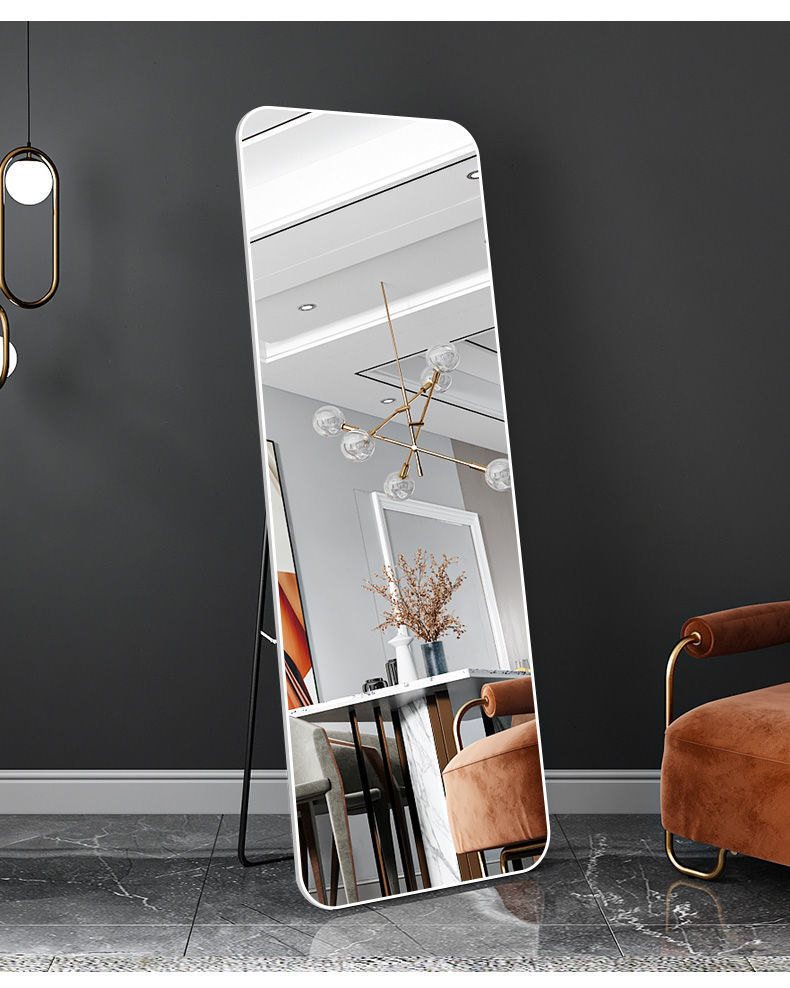 Full Body Mirror Bathroom Mirror HD Floor Mirror With Bracket Whole ...