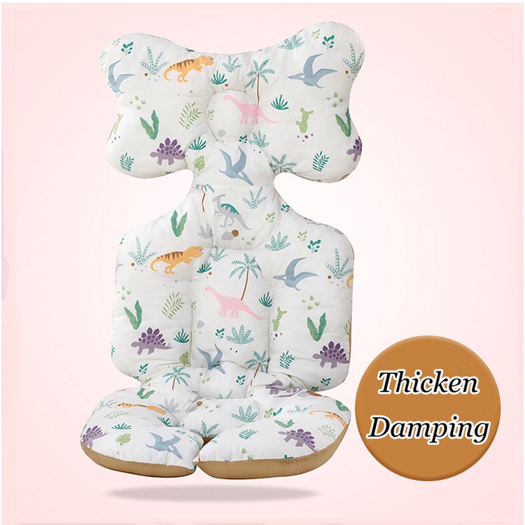 Baby Stroller Cotton Cushion Seat Comfortable Mat Breathable Car Pad ...