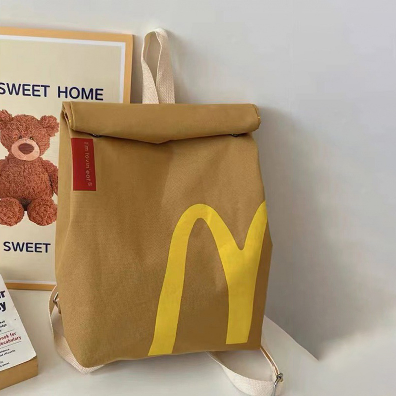 INS HOT BACK TO SCHOOL Bag New Large-capacity Paper Bag Backpack Female ...