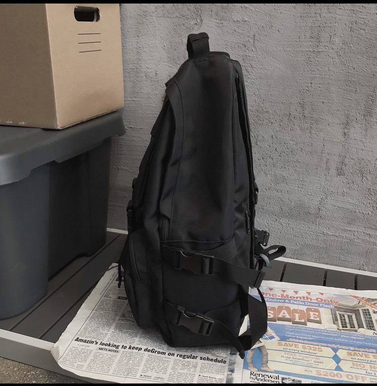 Mumu 9090 Japanese Minimalist Classy Unisex Back Pack Students School ...