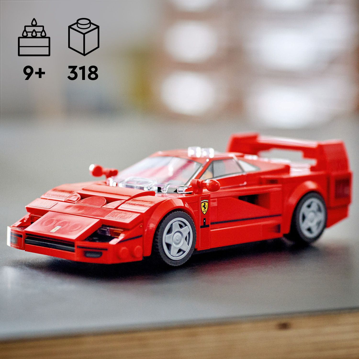 LEGO Speed Champions 76934 Ferrari F40 Supercar (318 Pieces) | F1 Car ...