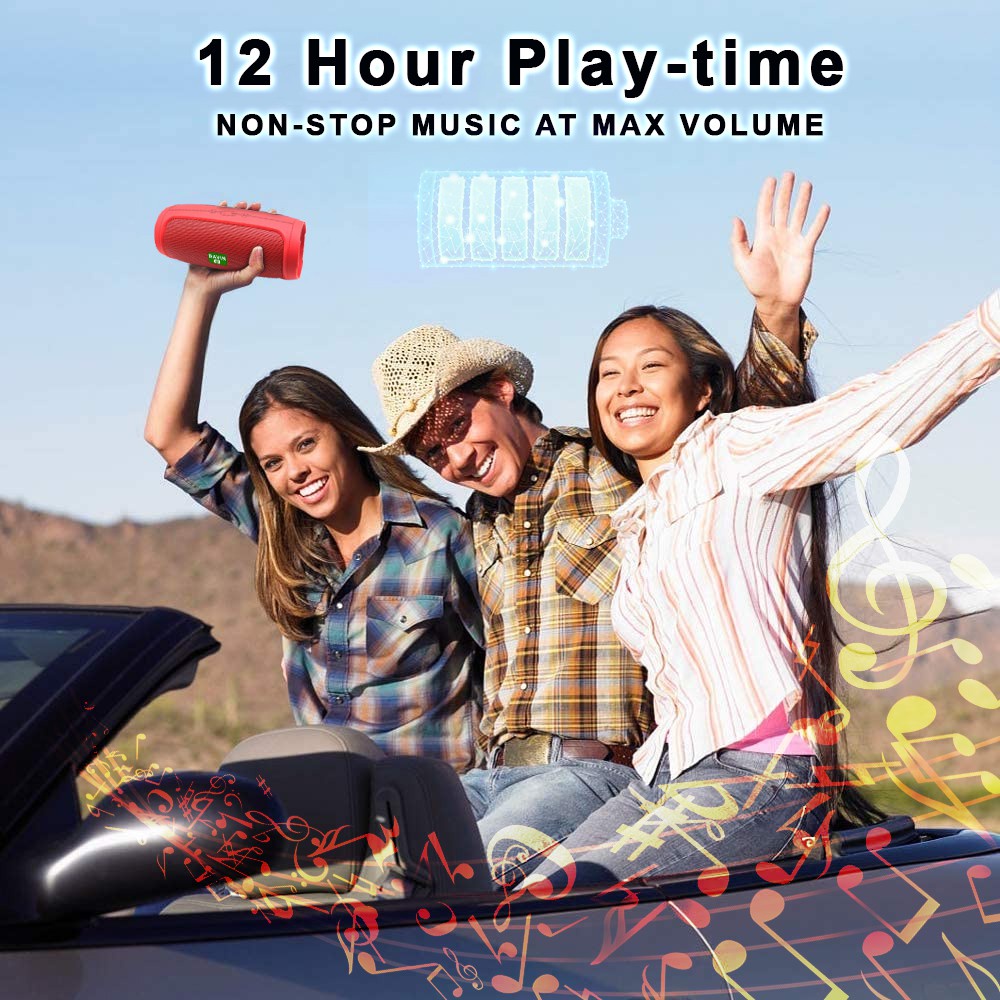 BAVIN J007 Portable Bluetooth Wireless Speaker Splashproof W/ TF Card & USB Port | Shopee ...