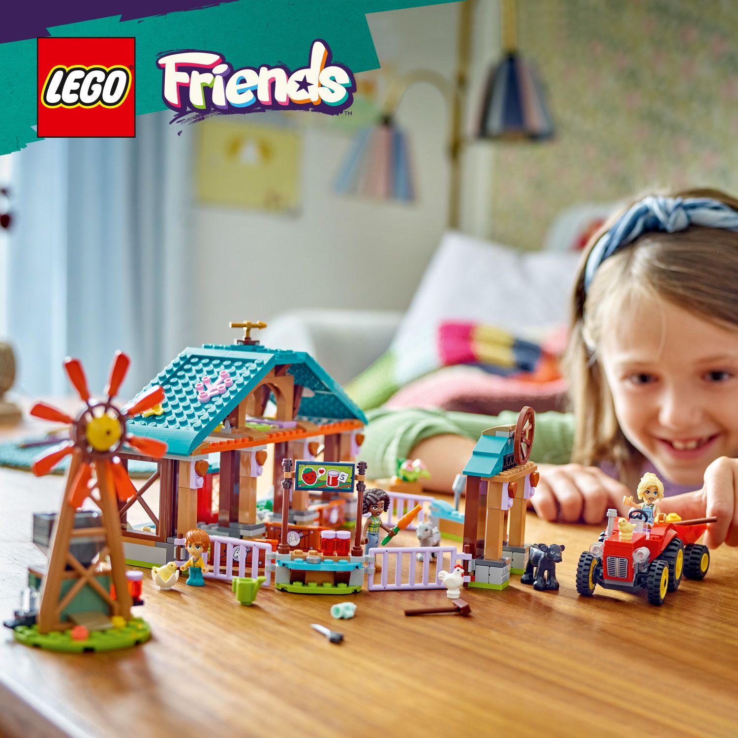 LEGO Friends 42617 Farm Animal Sanctuary Toy (489 Pieces) | Shopee ...