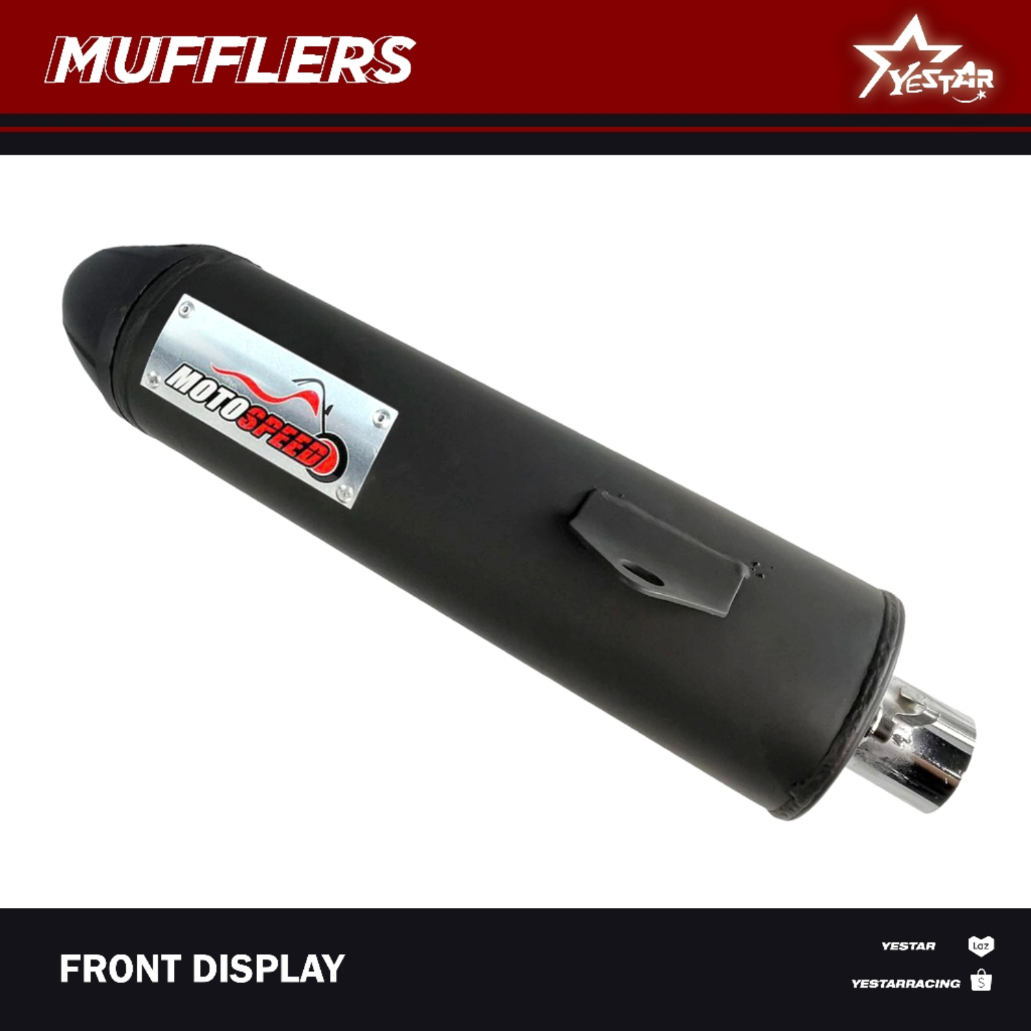 Yestar 1 Set Muffler Pipe for Honda Xrm 110 with Elbow Full Exhaust ...