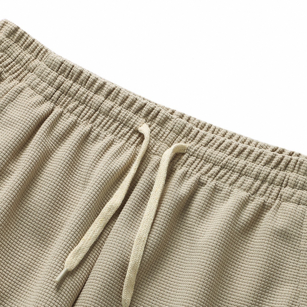 Plain Waffle Knitted Drawstring for Mens Short New | Shopee Philippines