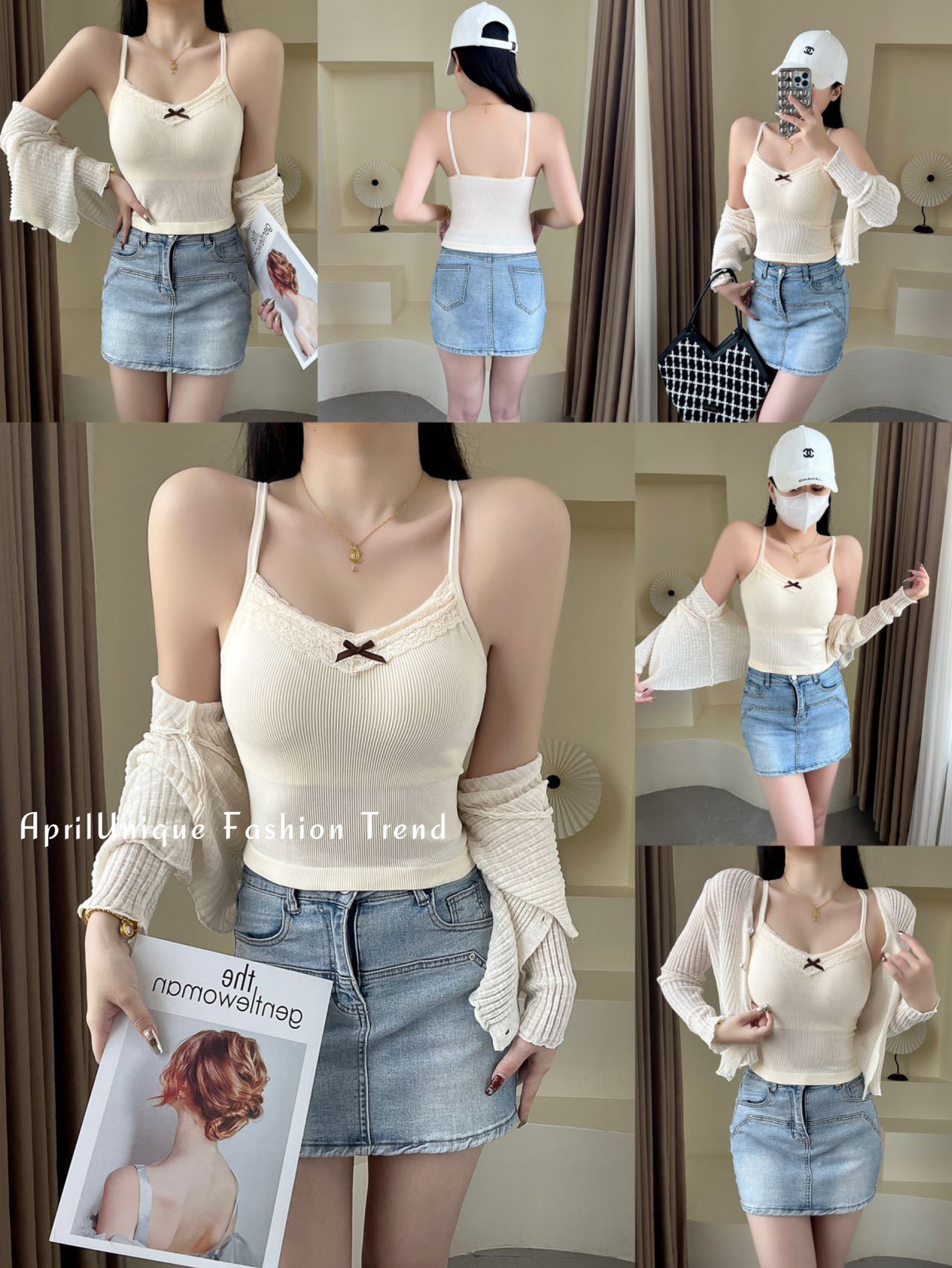 Korean Style Sexy Sweet Lace With Padded Sando Bra Hot Girl Outdoor ...