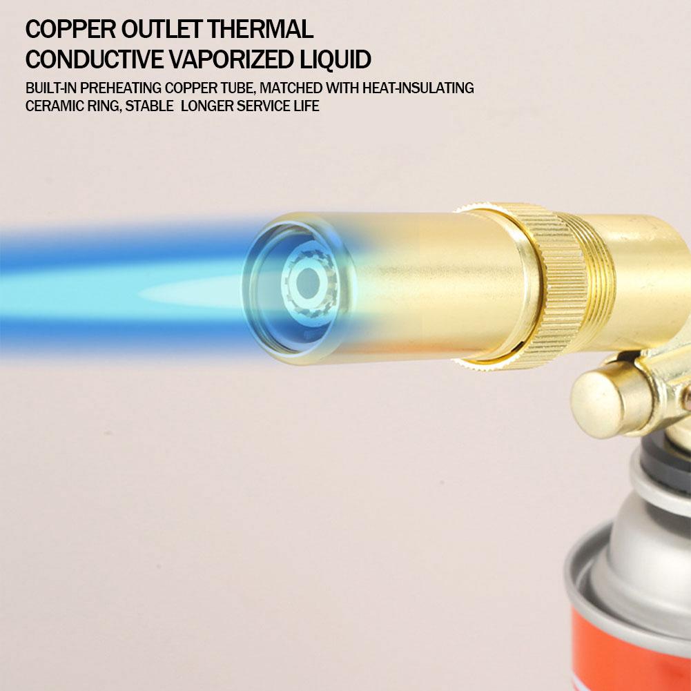 Heat Flame Gun Blue Torch Copper Welding Nozzle Bronze Brazing Blow ...