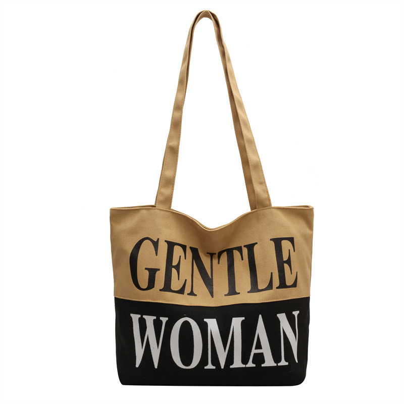 New Gentle Woman Thai Trend Canvas Tote Bag Students College University ...