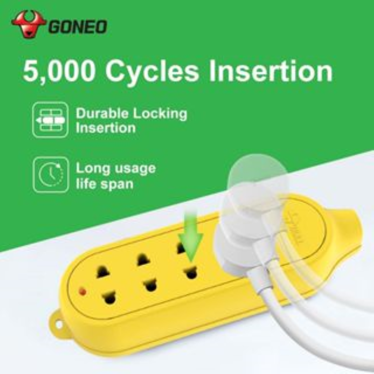 Bull Unbreakable Series Rewireable Extension Socket C5 4 Outlets 2500w ...