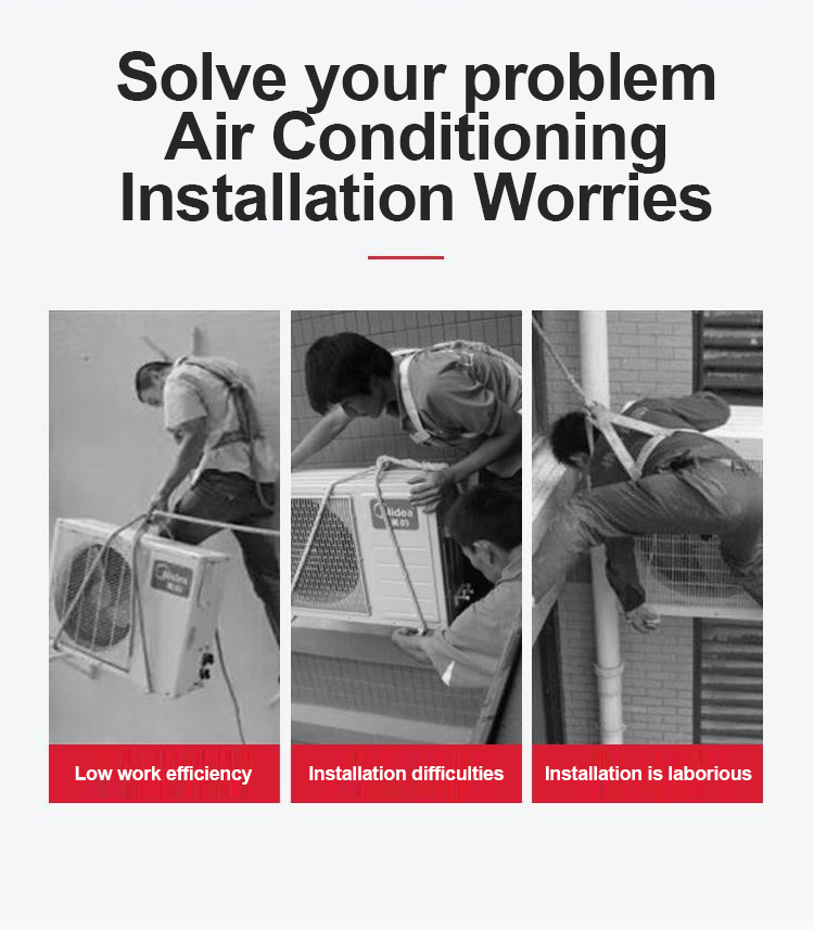 Rack-Mounted Air Conditioner Outdoor Condenser Lifting Crane Handle/5 ...