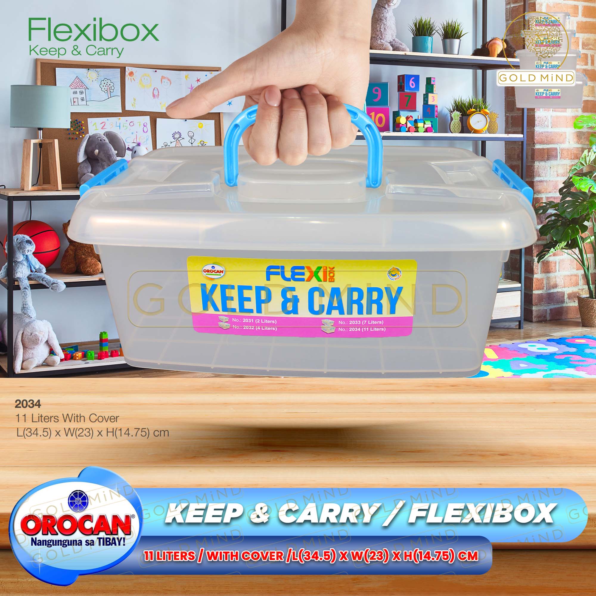 Orocan Flexibox Keep and Carry with Cover 11 | 7 | 4 | 2 LITERS ...