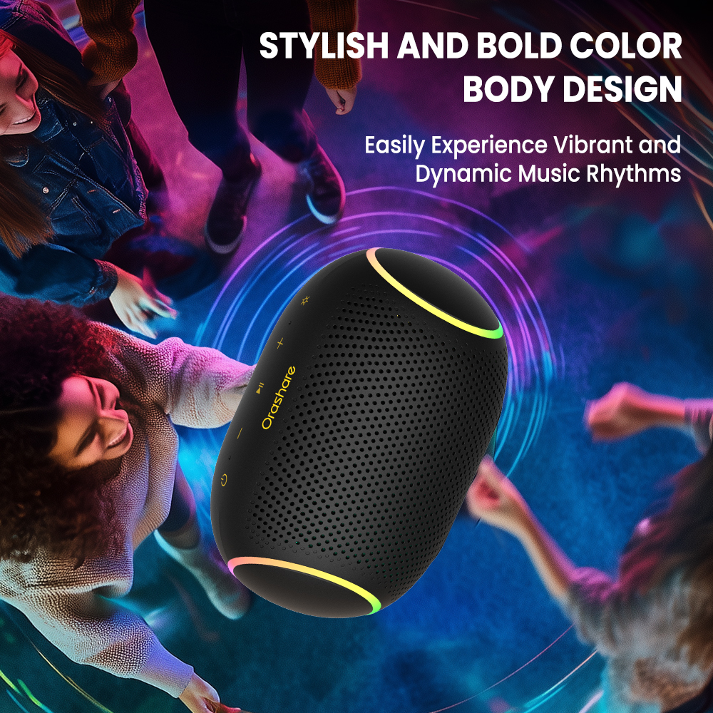 Orashare BS18 Portable Bluetooth Speaker With RGB Light 10W High ...