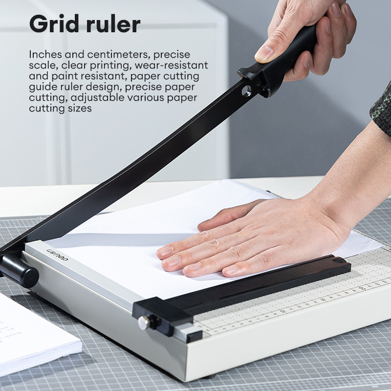 Deli Heavy Duty Paper Cutter Photo Cutter A4 B5 A5 B6 B7 Size Manual ...