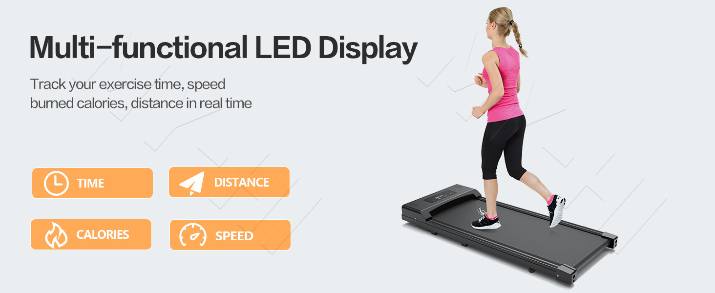 MY-HI Treadmill Electric Walking pad Treadmill foldable Treadmill Flat ...