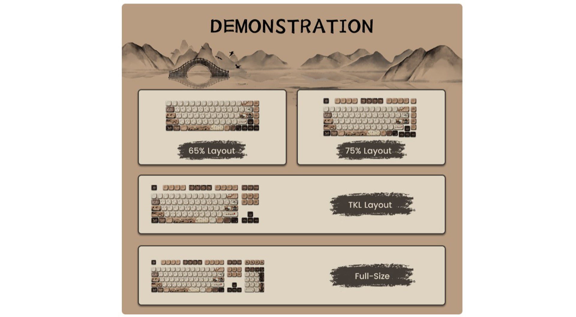 Akko Mountain Seclusion Keycap Set | Shopee Philippines