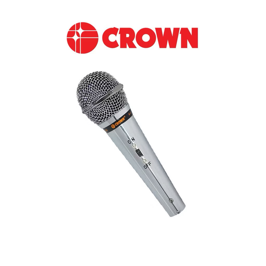 Original Crown M-800 Professional Wired Microphone (Silver) wired mic ...