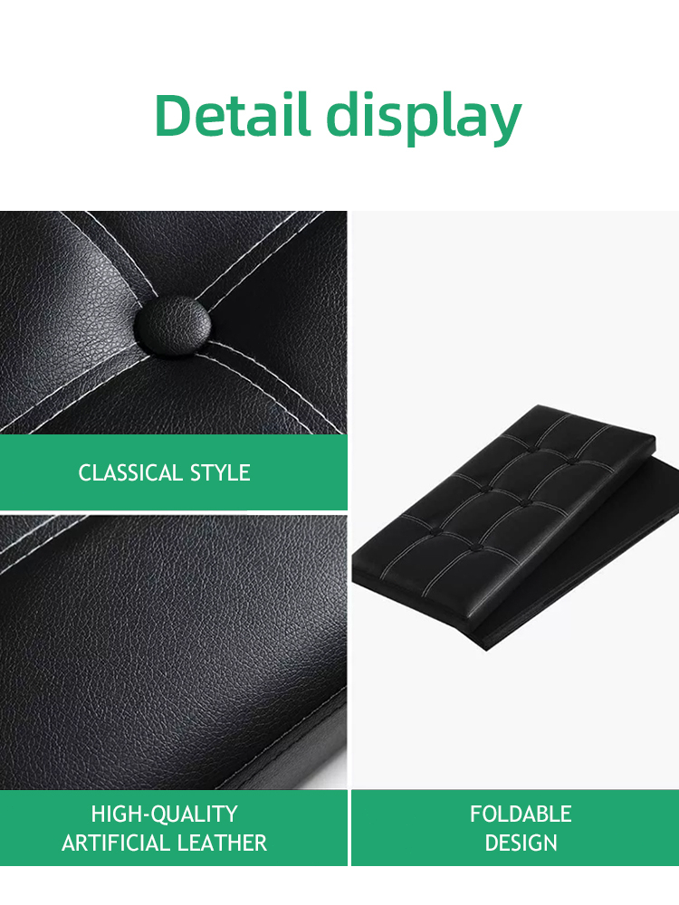 ICON Storage Box Organizer Ottoman Storage Box Sofa Storage Chair Size ...