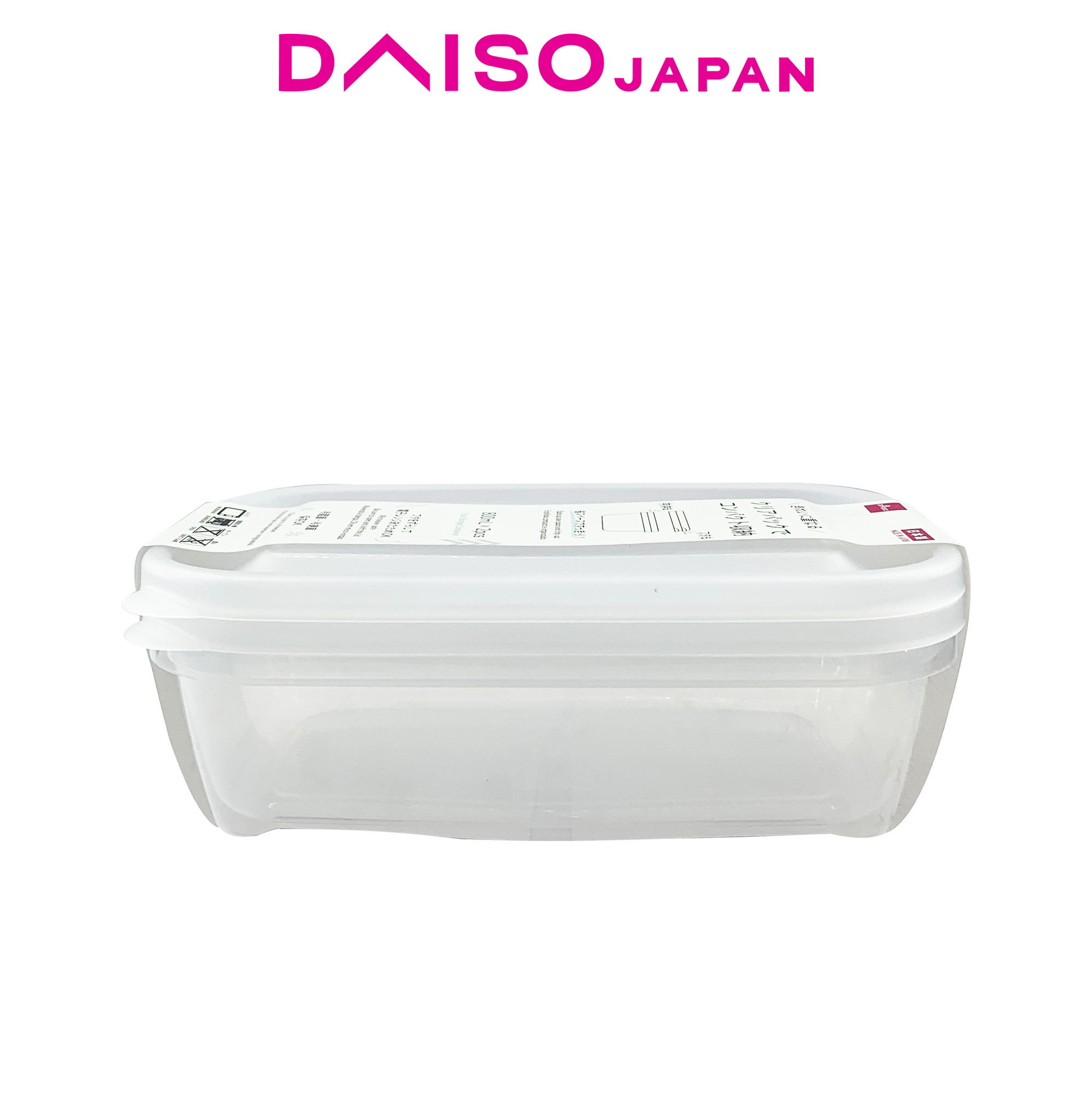 Daiso Clear Food Storage Container (800ml, 2 pieces) | Shopee Philippines