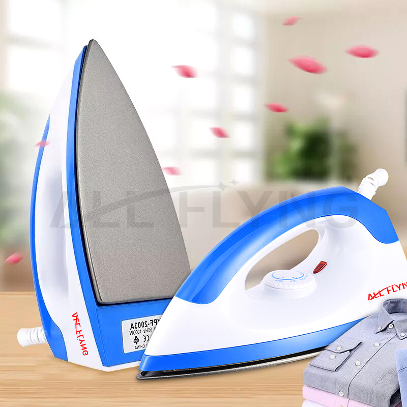 【ALL FLYING】1.5M Wire Clothes Iron Non Stick Soleplate 1000W Remove ...