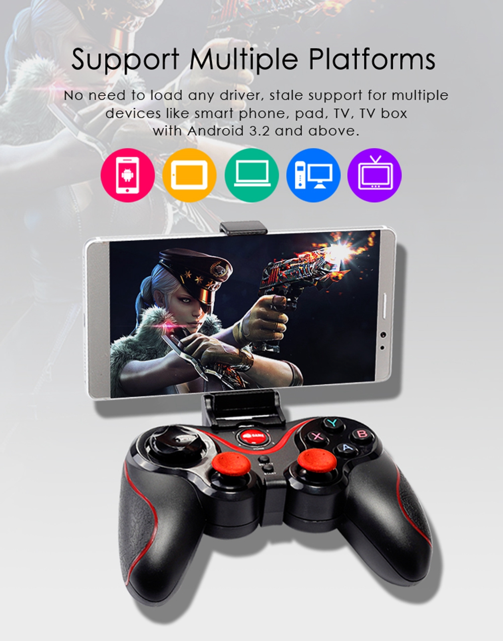 Terios X7 Bluetooth V3.0 Game Controller | Shopee Philippines