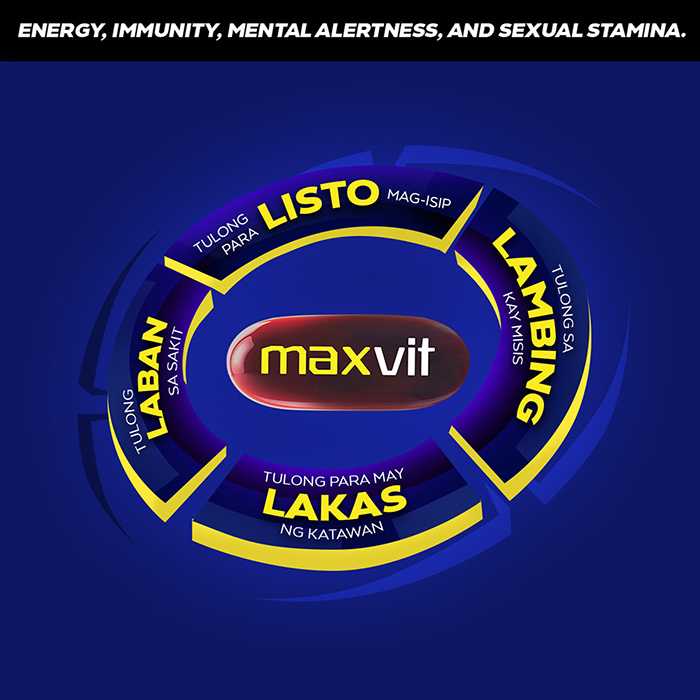 Unilab Maxvit Multivitamins 30s + 10 FREE Capsules (FREE EXPIRES ON DEC ...