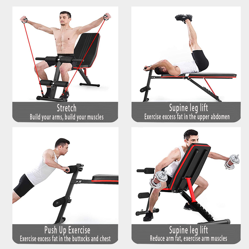 Olyhealth Adjustable Weight Bench Press Chair Gym Bench Dumbbell Bench ...