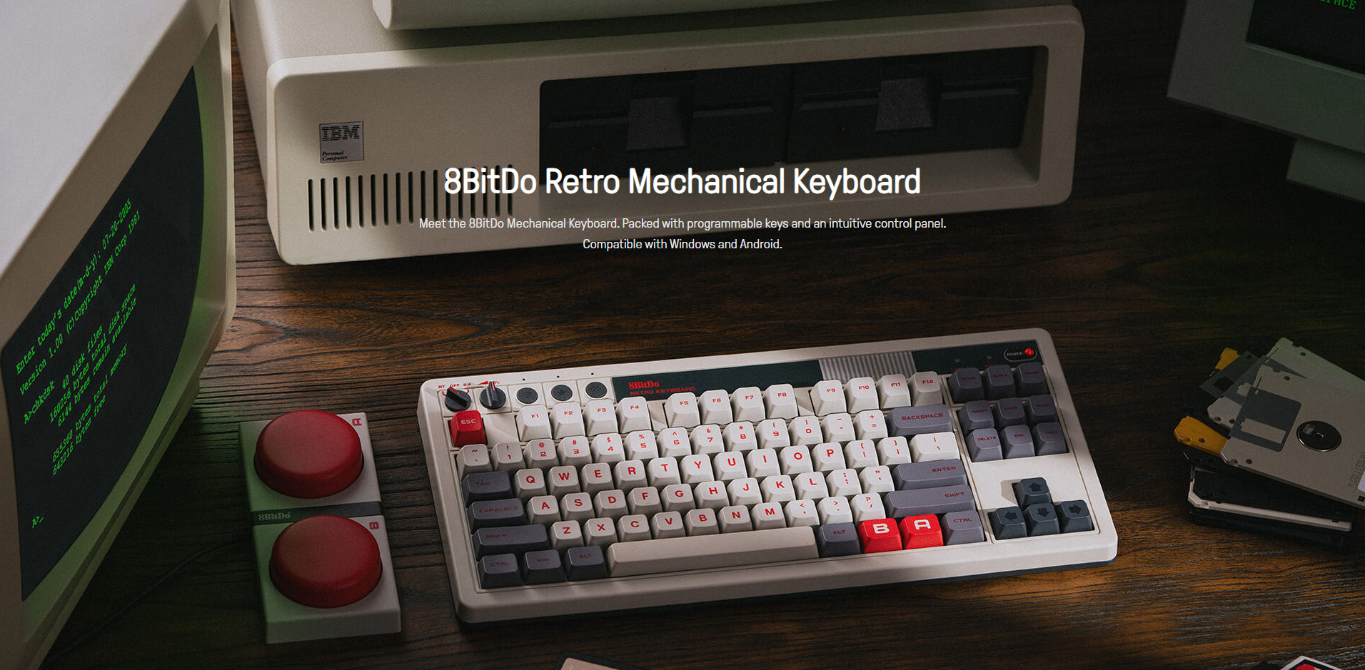 8Bitdo Retro Mechanical Keyboard | Shopee Philippines