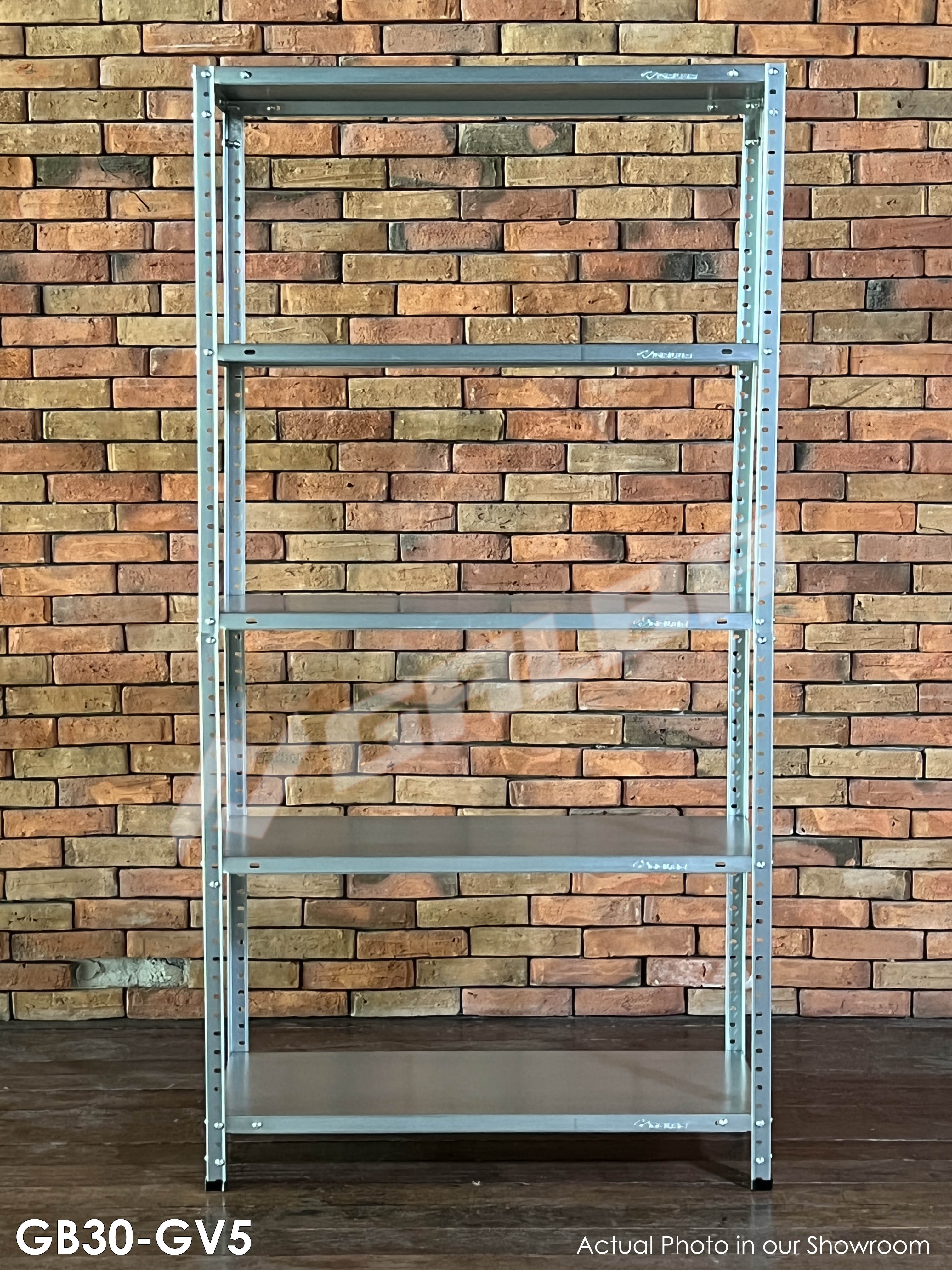 GALBA All Metal Storage Shelving GB Adjustable 5 Layer Steel Rack ...