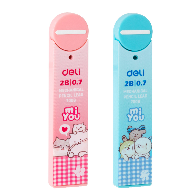 Deli E7005/E7006 0.5/0.7mm Mechanical Pencil Lead 2B Movable Lead Core ...