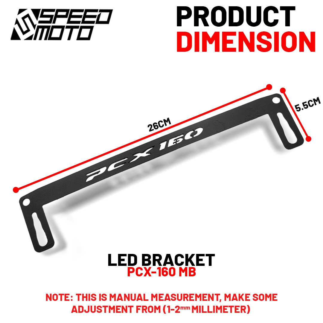 PCX 160 LED BRACKET MATTE BLACK MINI DRIVING LIGHT SUPPORT FOR HONDA ...