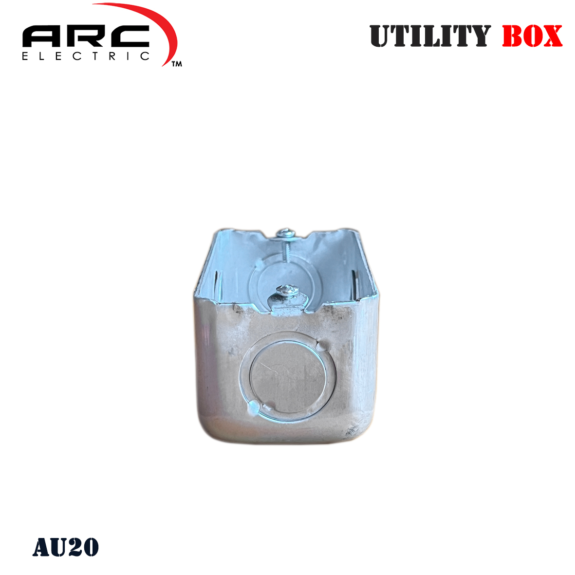 ARC Electrical Utility Junction Box Deep-Type 1/2" & 3/4" Knockout Hole ...