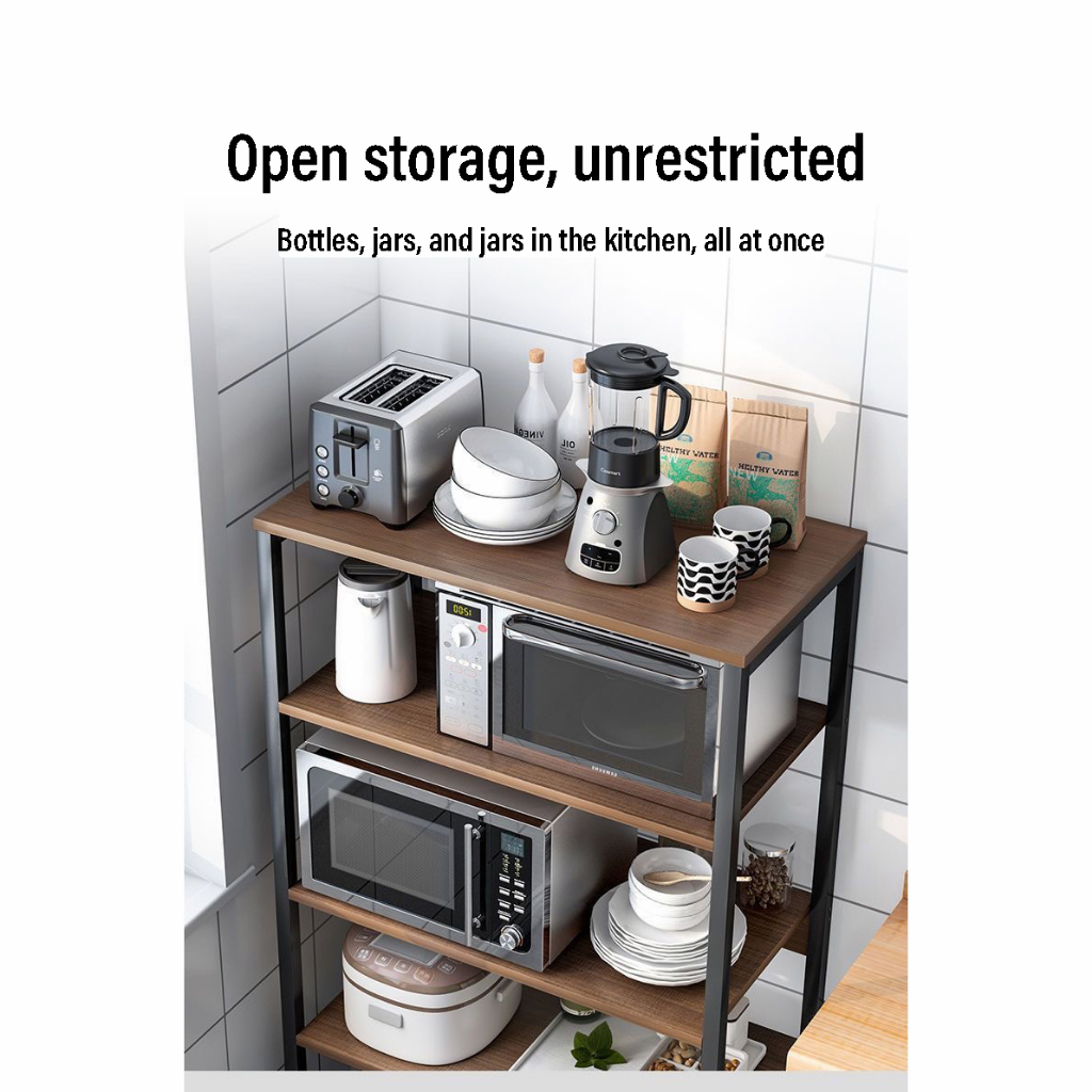 Kitchen storage rack multifunctional floor mounted multi-layer ...