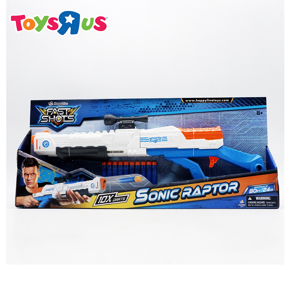Happy Line Fast Shots Sonic Raptor Blaster | Shopee Philippines